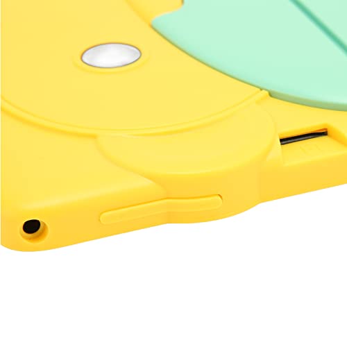 Kids Tablet, Toddler Tablet Single Speaker 8 Cores CPU Dual Camera 100240V with Stand for Baby (US Plug)