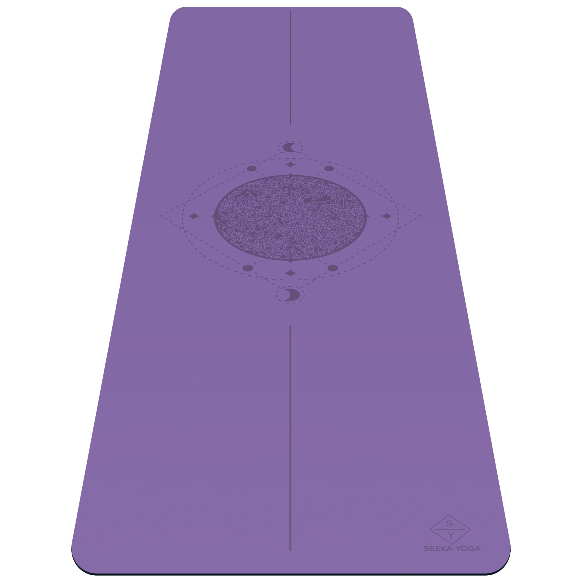 Grippiest Mat - Wet or Dry - Body Alignment. Plants A Tree. Natural Rubber Bottom.Extra Long and Wide for Comfort. Suitable Also for Hot Yoga. (72" x 24" x 4.5mm) Home Workout Mat. Non-slip.