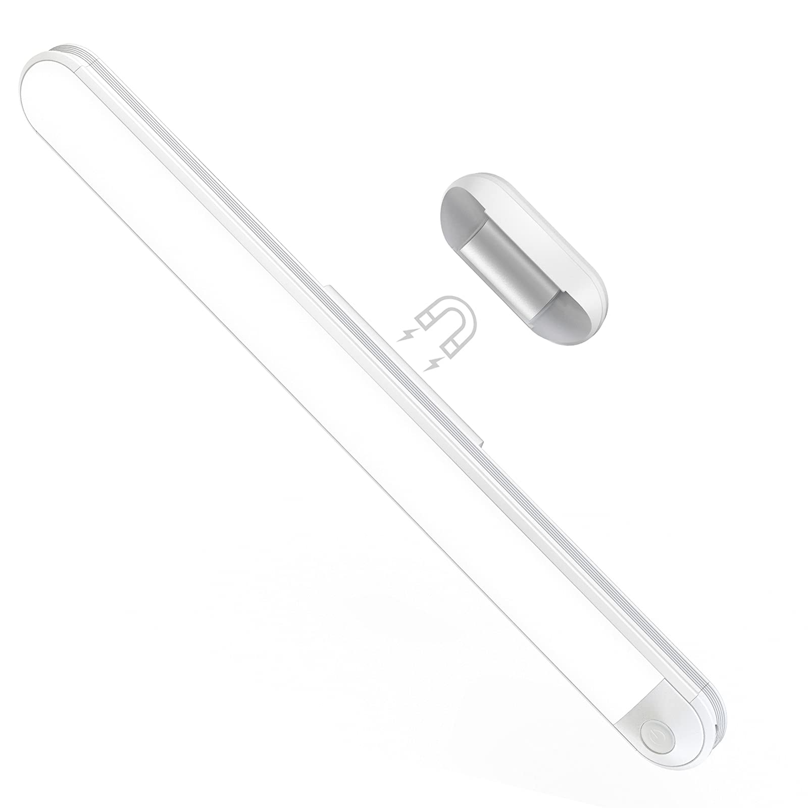 KAGWON Wall Reading Light, 6W 26 LED 2600mah Battery, Stick on Bunk Bed Lamp Dimmable Tap Bar Lights Magnetic Mounted Wireless Under Cabinet Lighting Rechargeable Closet for Vanity Makeup Mirror