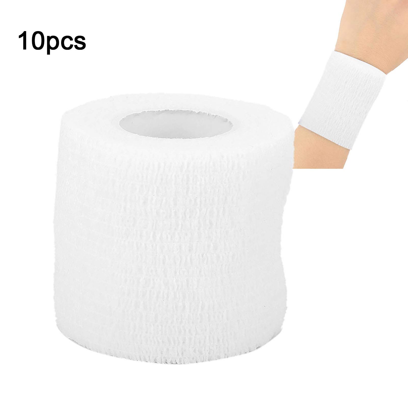 iFCOW Athletic Elastic Cohesive Bandage Wrap for Sports Joint Injury (10 Rolls)