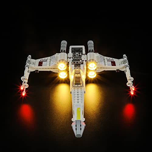 Lightailing Light for Lego- 75301 Luke-Skywalker’s X-Wing Fighter - Led Lighting Kit Compatible with Lego Building Blocks Model - NOT Included The Model Set