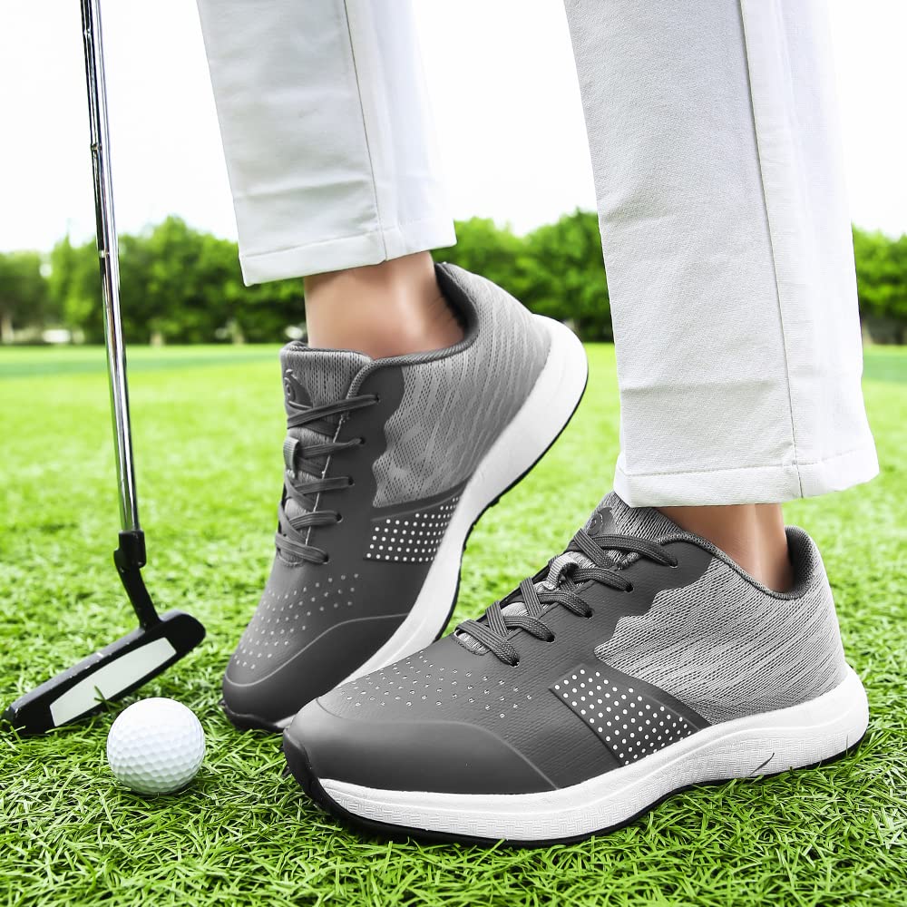 Ifrich Professional Men Golf Shoes Comfortable Spikeless Outdoor Golf Walking Sport Sneakers for Men