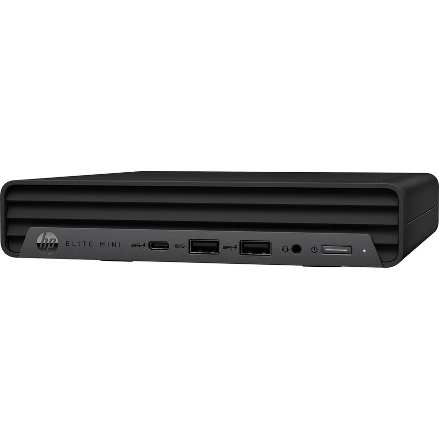 HP Elite Mini 800 G9 Desktop Computer - Intel Core i5 12th Gen i5-12500T Hexa-core (6 Core) 2 GHz - 16 GB RAM DDR5 SDRAM - 256 GB M.2 PCI Express NVMe SSD - Mini PC