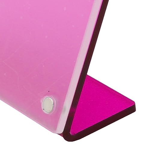 Free Standing Photo Frame, Simple Operation Slant Back Multipurpose Photo Frame for Movie Ticket Office (Purple)