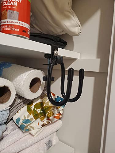 Pmsanzay Desk Store Clamp-On Skateboard Holder/Skateboard Hook /Mini Cruiser Hanger | Provides a Convenient Place to Hang Skateboard or Longboard to Reduce Clutter - 20 lb. Capacity - No Board