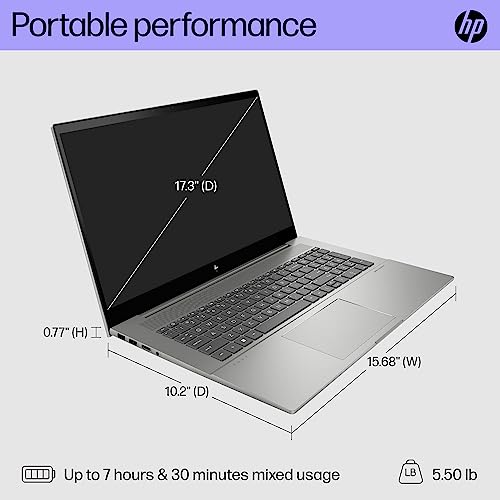 HP Envy 17 inch Laptop, FHD Touch Display, 13th Generation Intel Core i7-13700H, 12 GB RAM, 1 TB SSD, Intel Iris Xe Graphics, Windows 11 Home, 17-cr1010nr (2023)