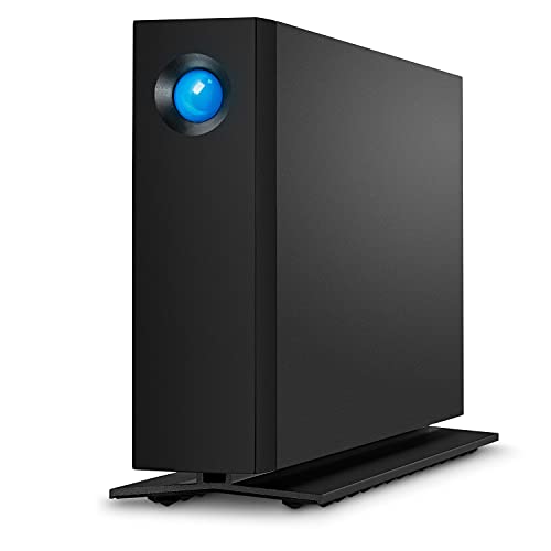 LaCie d2 Professional 18TB External Hard Drive, USB-C, USB 3.1 Gen 2, 7200 RPM, Enterprise Drives, for Mac and PC Desktop, 1 month Adobe CC All Apps Plan, Rescue Services