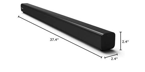 Hisense HS205 2.0ch Sound Bar, 60W, Roku TV ready, Enhance TV enjoyment, Bluetooth, HDMI ARC/Optical/AUX/USB, 3 EQ Modes, Black