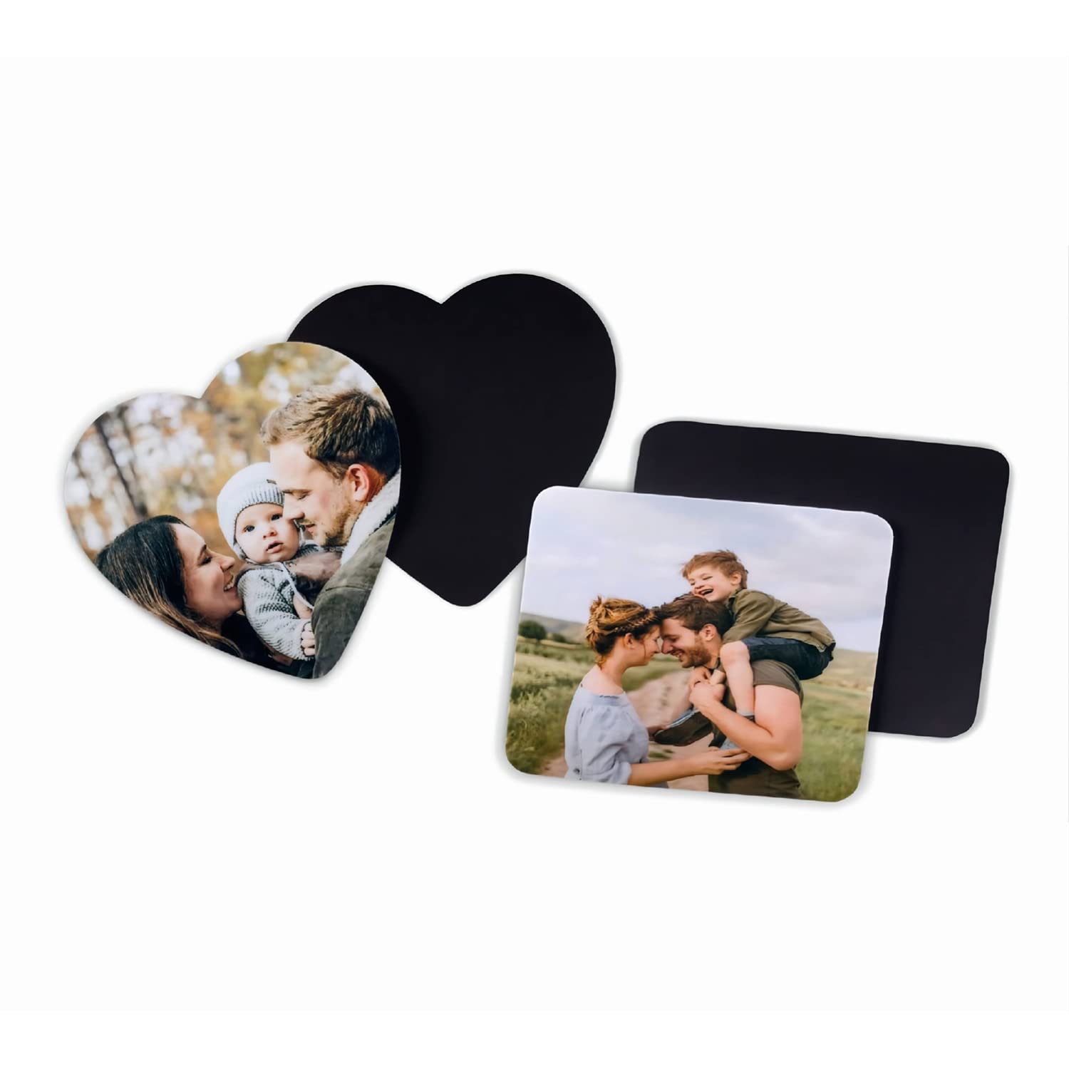 LEECUM Custom Fridge Magnet 4PCS Print Any of Your Design Home Decoration Photo Refrigerator Magnets Office and Kitchen - Locker Magnets (Different)