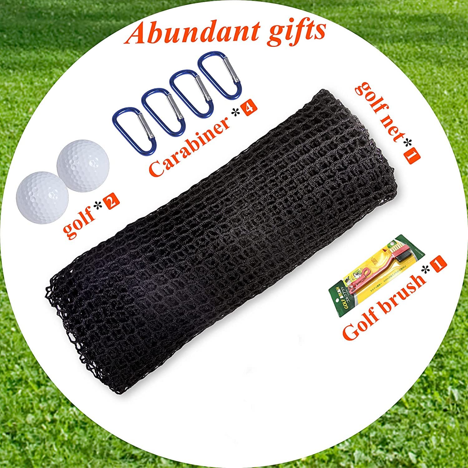 Golf Netting、Golf Ball Hitting Netting、Golf Barrier/Practice Netting,wear-Resistant and Durable Nylon Sports Netting,10 X 15 Ft