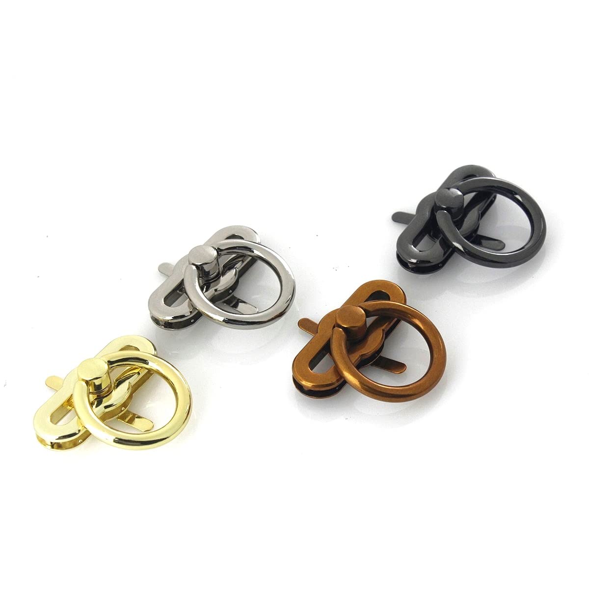 GGRBH Metal Turn Lock Durable Lock Clasp for DIY Handbag Bag Purse Luggage Hardware Closure Bag Parts Accessories