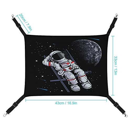 Space Planet Pet Hammock Bed Guinea Pig Cage Hammock Small Animal Hanging Bed for Ferret, Chinchilla, Puppy and Other Small Animals