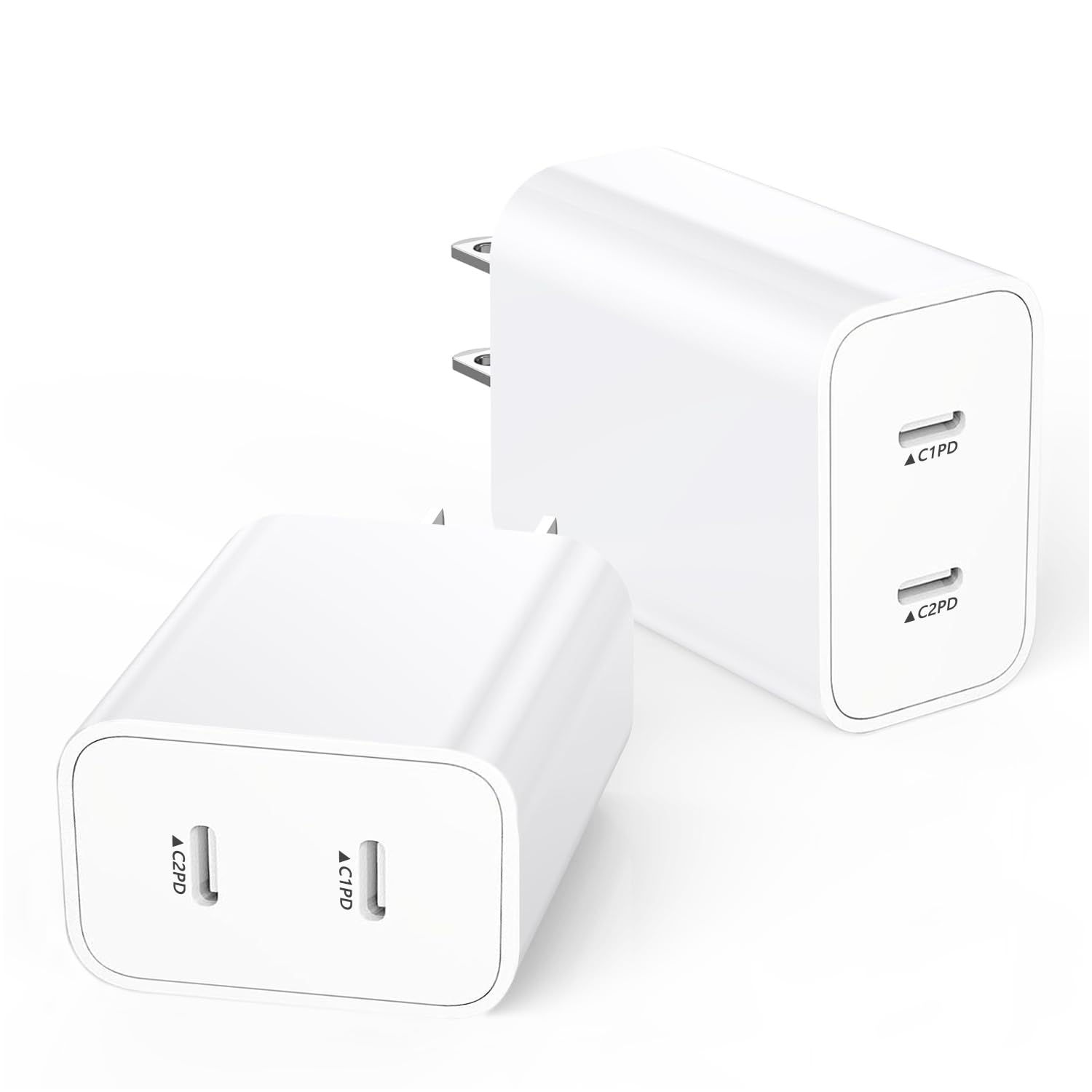 IPhone 15 Charger, [Apple MFi Certified] 20W USB C Wall Charger Block with 6ft USB C to C Fast Charging Cord for IPhone 15 Pro/15 Pro Max/15 Plus, iPad Pro 12.9/11, iPad Air 5th/4th, iPad 10