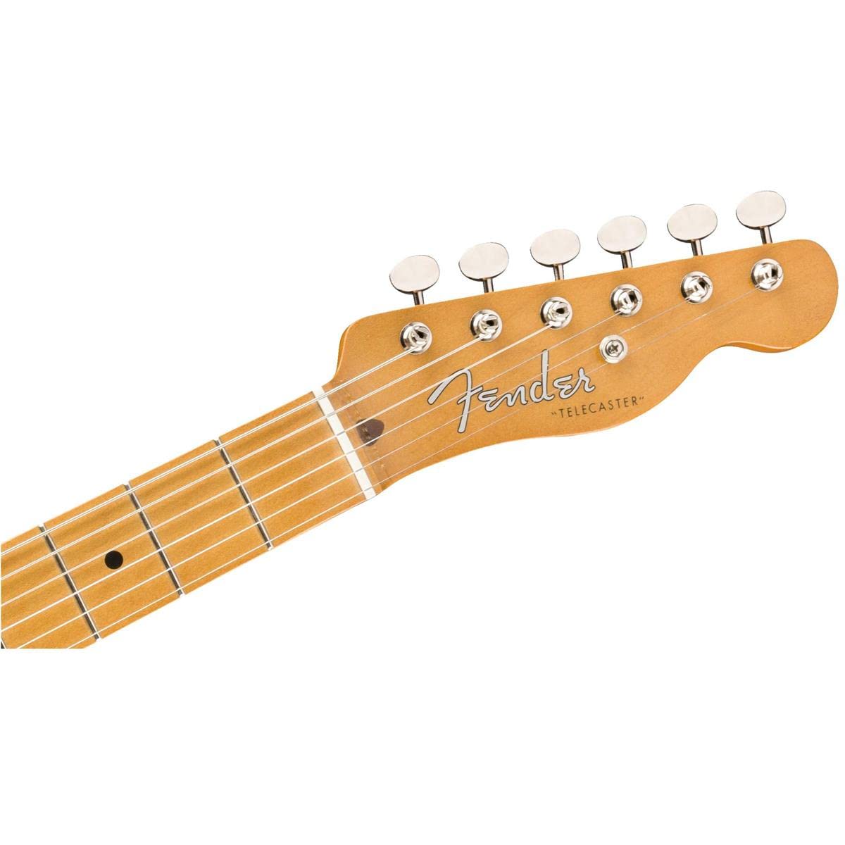Fender Vintera 50s Telecaster Electric Guitar, with 2-Year Warranty, Fiesta Red, Maple Fingerboard