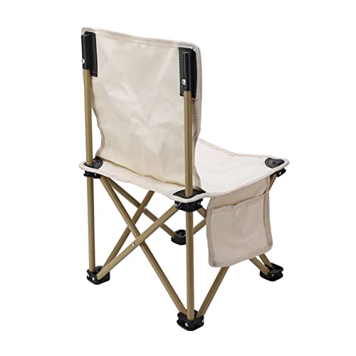 GOMOSU Camping Chair Stainless Steel Frame Rust Proof Wear Resistant Folding Chair for Camping