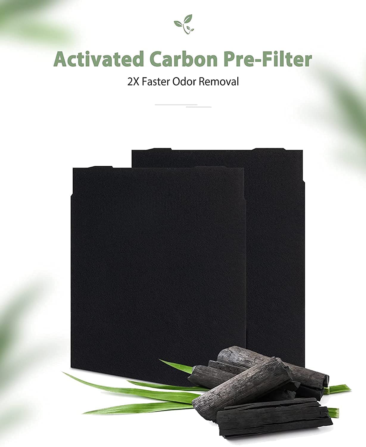 Future Way 510 Filter Replacement Compatible with Whirlpool Whispure AP510 and AP450 Air Purifier, with 4 Carbon Filters, Part# 1183054k