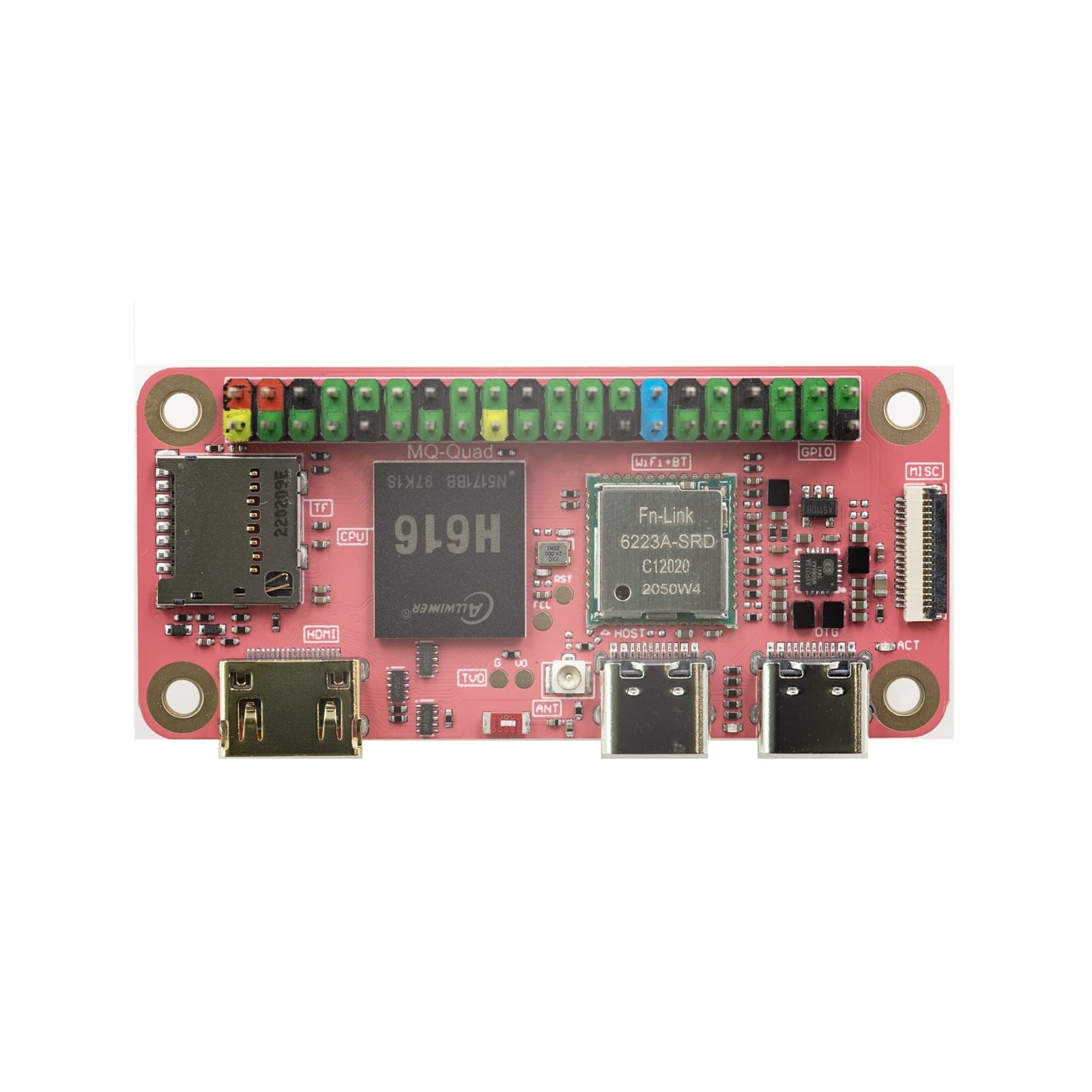 New Mango Pi Demo Board MangoPi MQ-Quad Allwinner MCore-H616 4xA53 Development Board Up to 1.5GHz 1GB DRAM