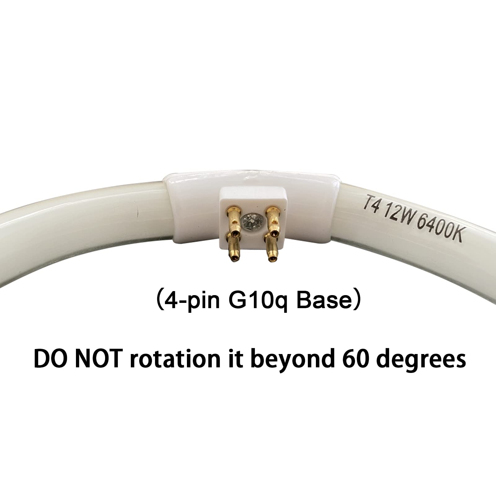 Goandwin 12W T4 Replacement Bulb for Conair Makeup Mirror, 5.5ββ Circular Fluorescent Lamp