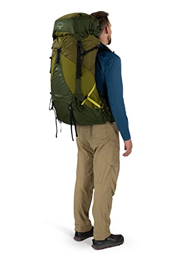 Osprey Atmos AG LT 50L Men's Backpacking Backpack, Night Shift/Scoria Blue, L/XL