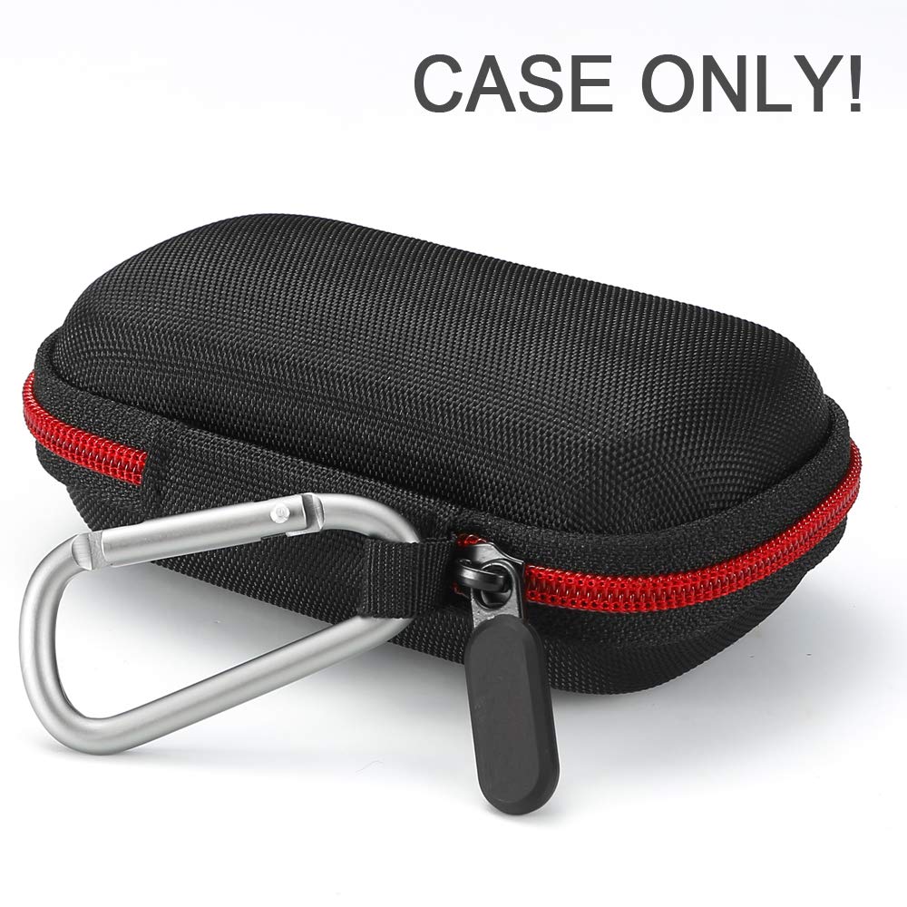 Hard Travel Carrying Case Compatible with AliveCor Kardia Mobile ECG/KardiaMobile 6L for Apple and Android Devices. (Case Only!)-Black(Grey Lining)