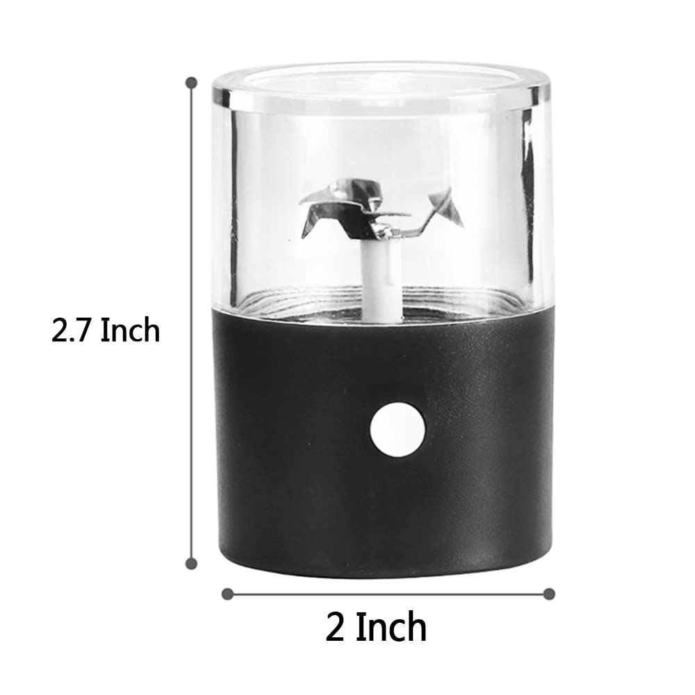 Electric Herb Grinder, Electric Grinder for Spice, Portable Chopper Fine Grinder Kit Black