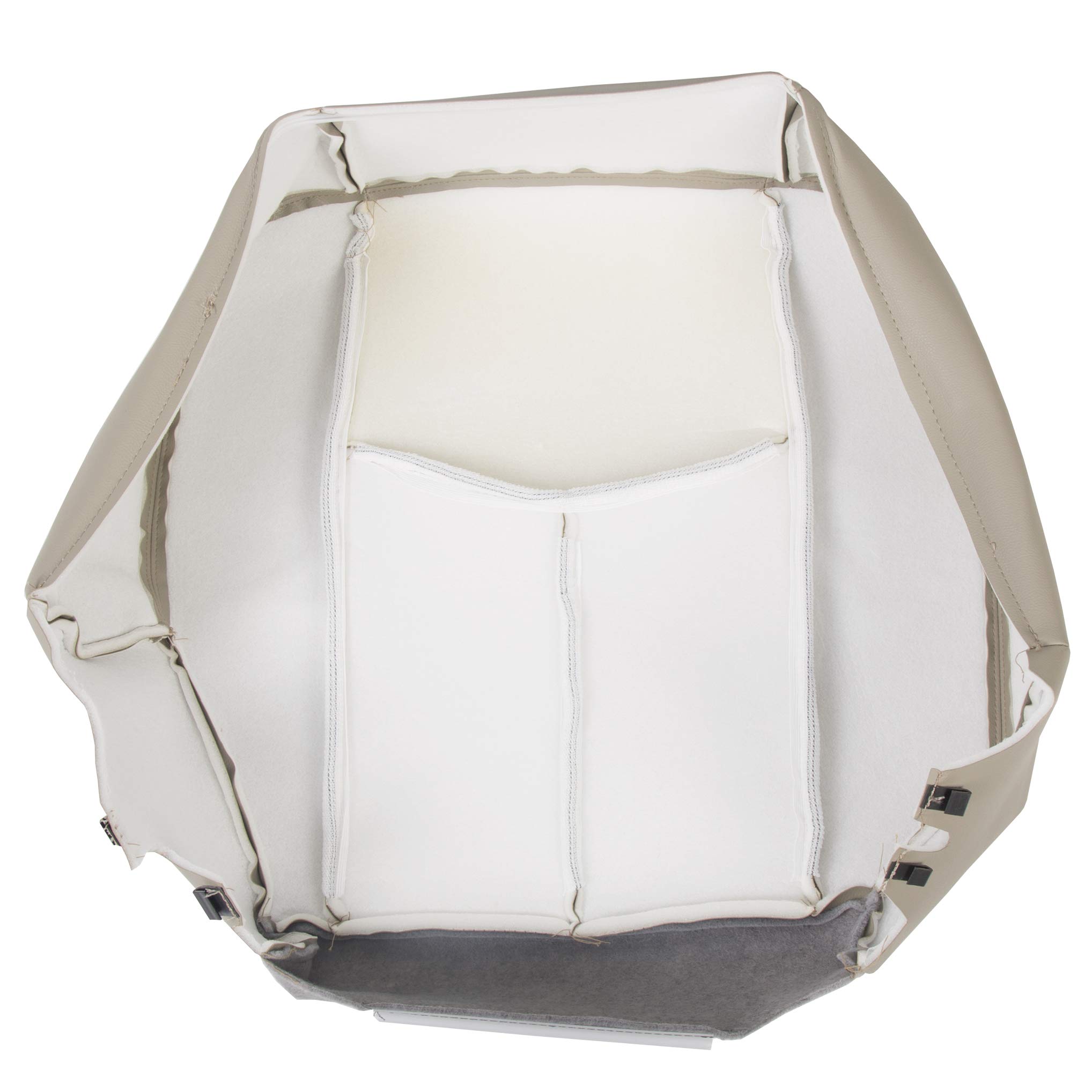HECASA Drive Bottom Seat Cover Compatible with 2003-2007 Cadillac Escalade ESV EXT Silverado 1500 2500 3500 Avalanche Tahoe Yukon GMC Yukon XL 1500 2500 Replacement for 0306ESC152DRB 12510306SLNWPIT