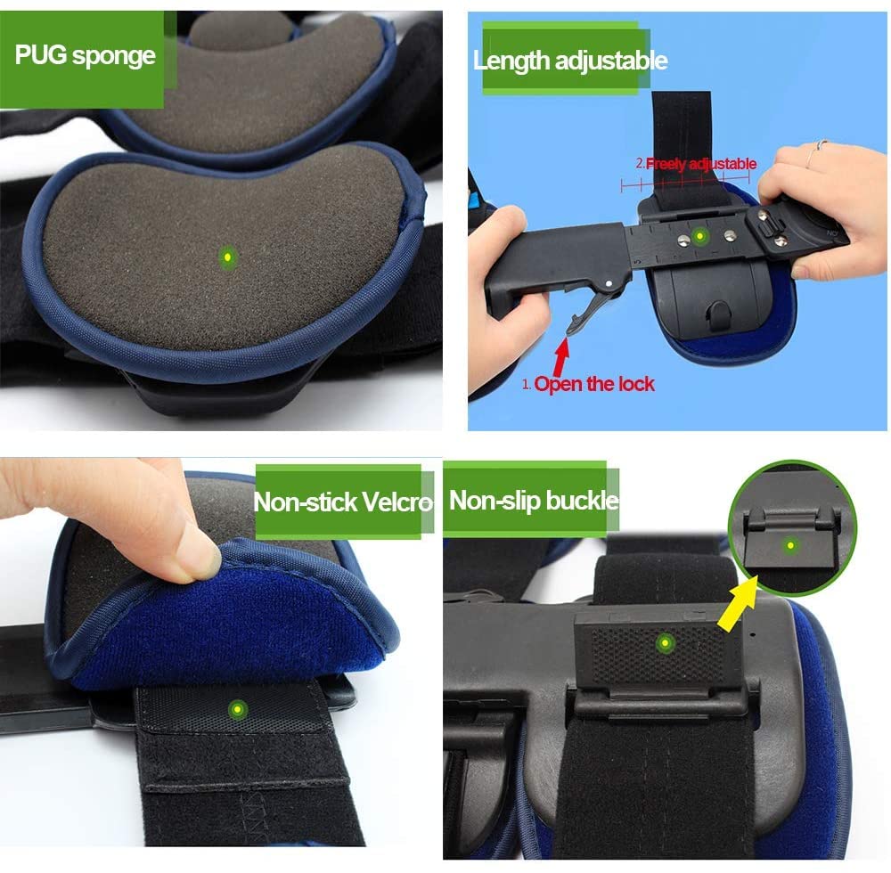 Hinged ROM Knee Brace for ACL PCL Meniscus Ligament Sports Injuries Adjustable Knee Orthosis for Men Women
