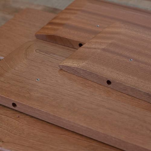 PIBM Stylish Simplicity Shelf Wall Mounted Floating Rack Shelves Solid Wood Bookshelf Smooth Wear Resistant Easy to Clean Bearing Strong Living Room,4 Sizes, Walnut Color , 90x17cm