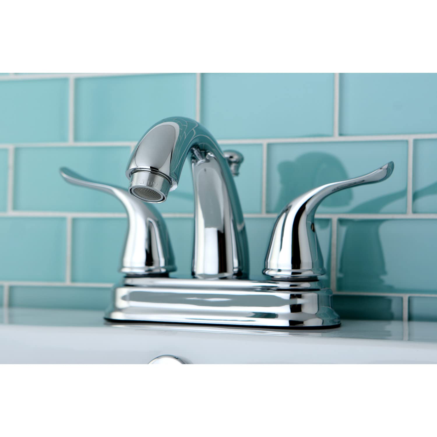 Kingston Brass Yosemite KB5615YL 4-inch Centerset Two Handle Lavatory Faucet, Oil Rubbed Bronze