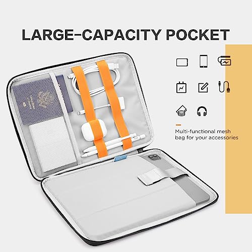 NIDOO Laptop Sleeve 13 inch for 13" 13.6β MacBook Air Pro M2 M1 / Surface Pro 7 8 9 X, iPad Carrying Case Tablet Bag for 12.9" iPad Pro 2022/13.3" Lenovo Yoga C640 / Galaxy Book Pro / 13.4" XPS 13