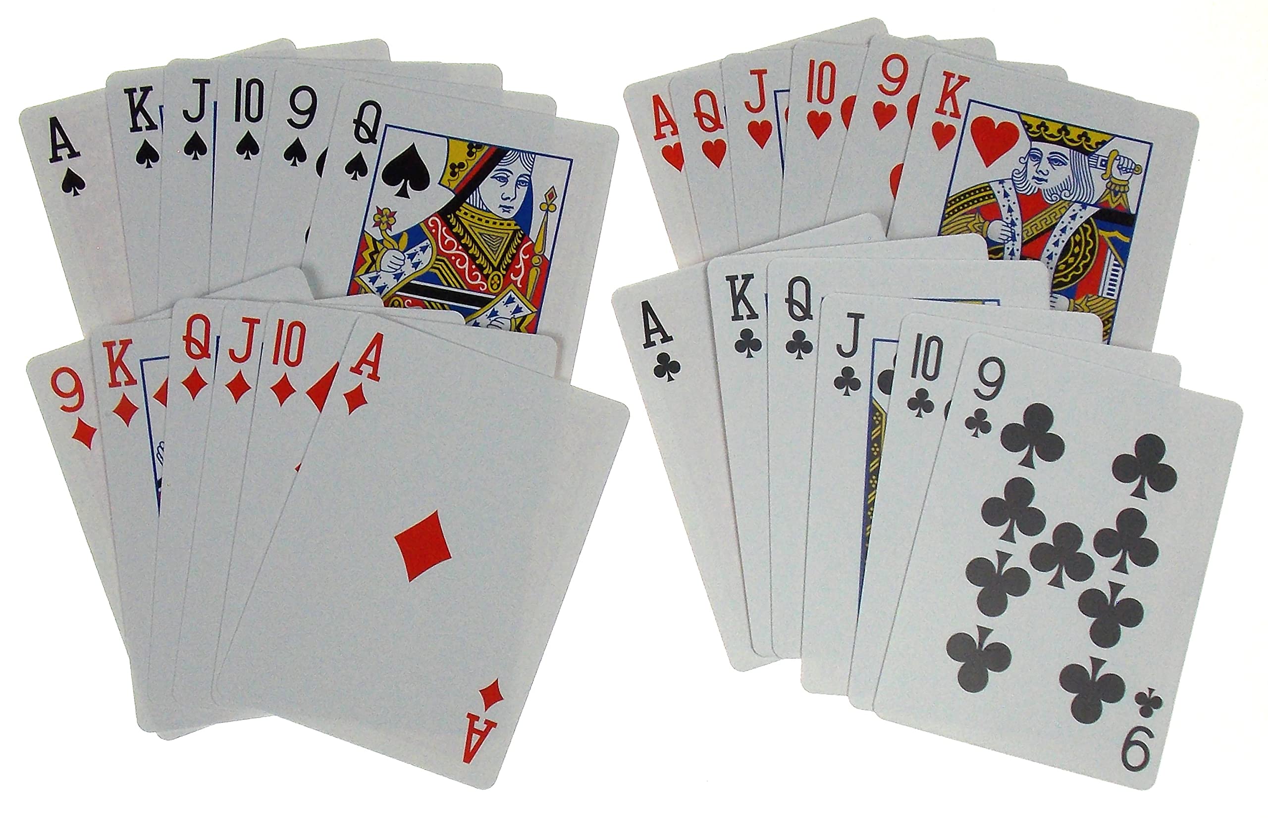 Hickoryville Euchre Playing Cards Bundle - 2 Euchre Decks in One Box with Suit Marker Dice