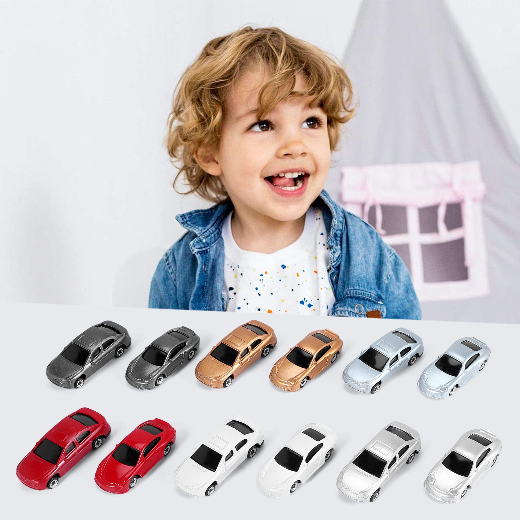 Limnyves 50Pcs 1:87 HO Scale Model Car Painted Car Models HO//N Scale Railway Modeling Making Mat (500173608)