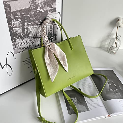 LEMITA Large Capacity Travel Crossbody Bag Handbag Women Shoulder Messenger Bag,Green,25*20*10cm