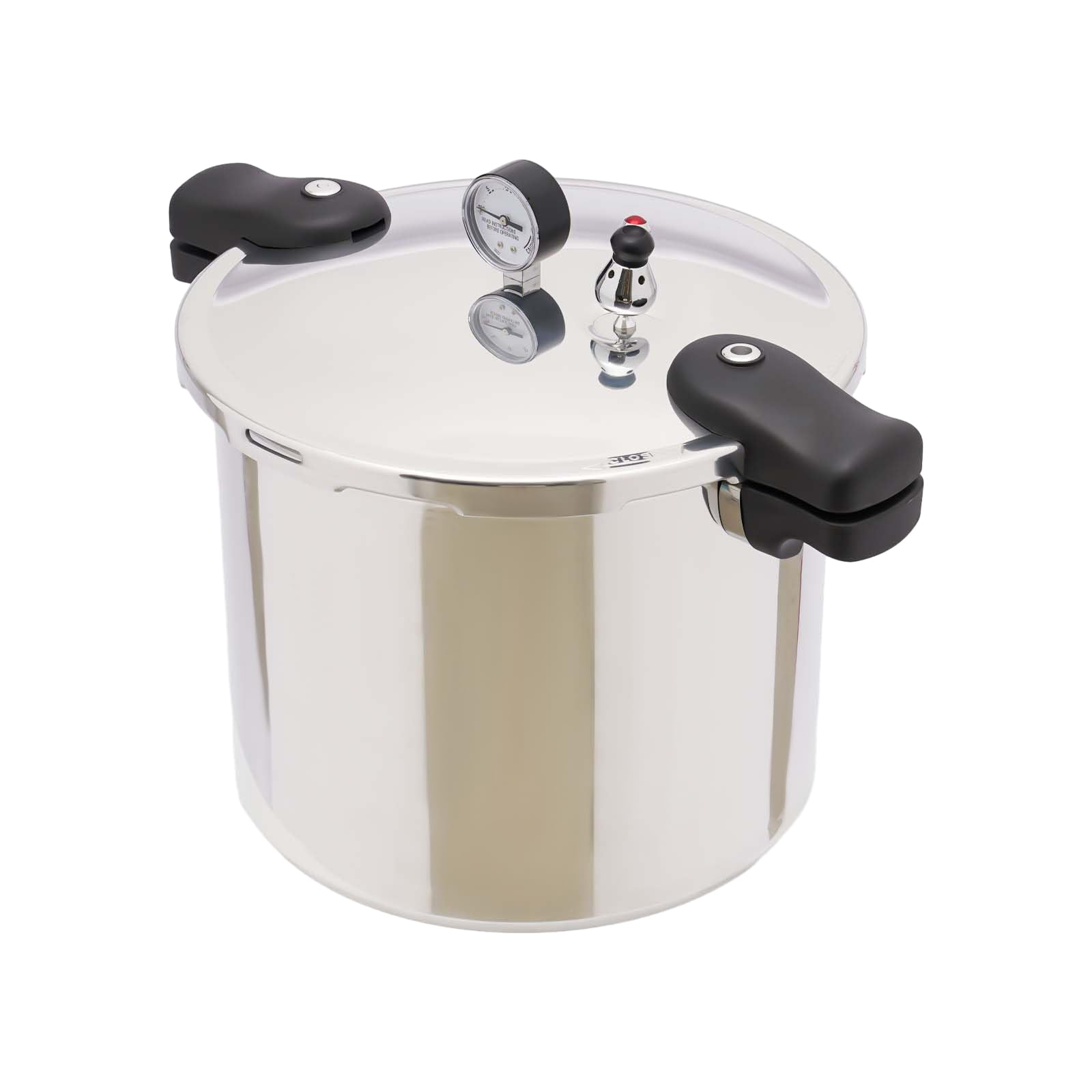 PROYONGOO 22L/23QT Pressure Cooker, 90kpa Aluminium Pressure Cooker with Steam Guage, Large Capacity Pressure Canner for Apartment Living Camping Motor Homes