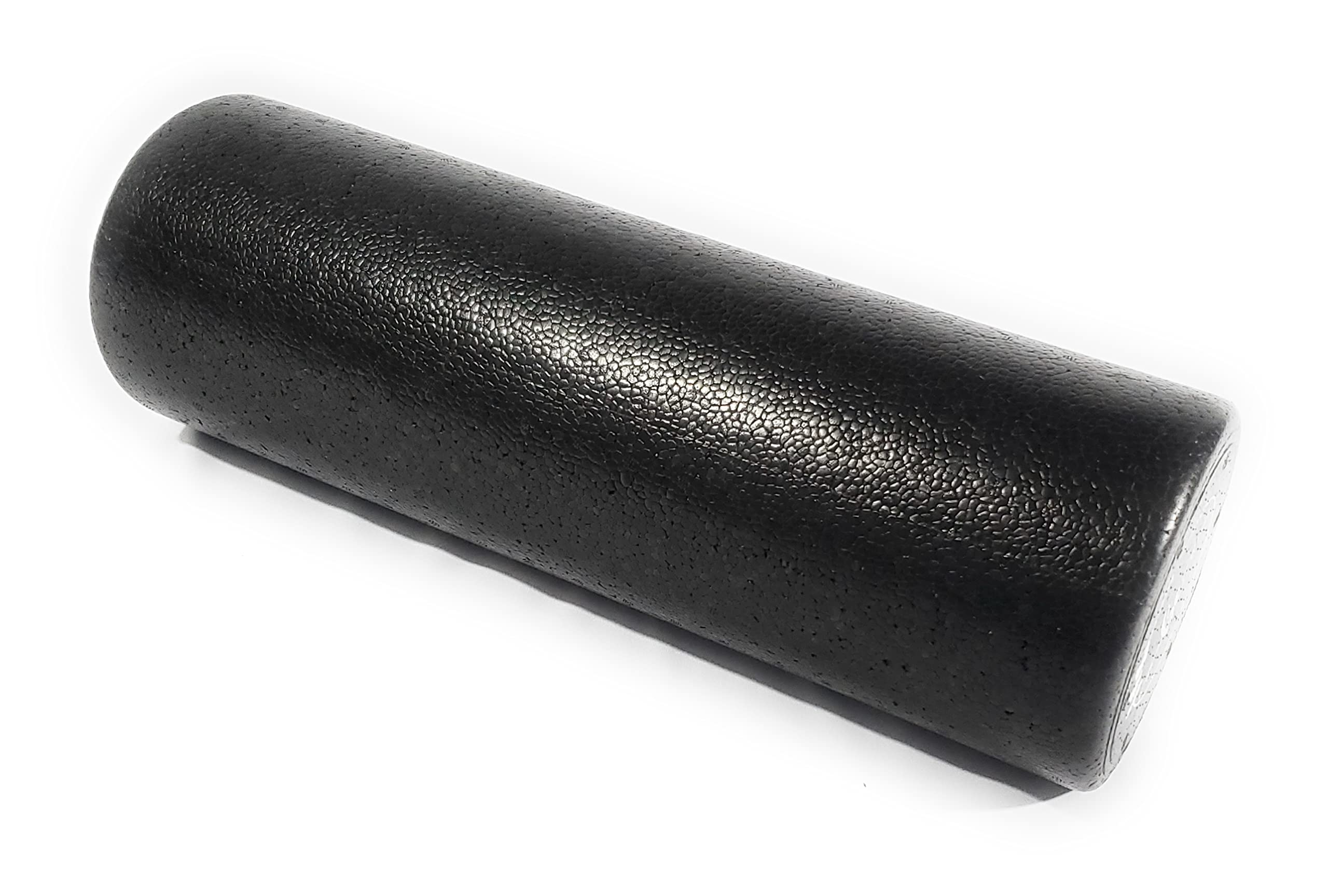 High Density Foam Roller by BE for Targeted Muscles Release, Extra Firm High Density for Physical Therapy, Exercise, Deep Tissue Muscle Massage MyoFacial Release, 18 inches Body Roller in Black