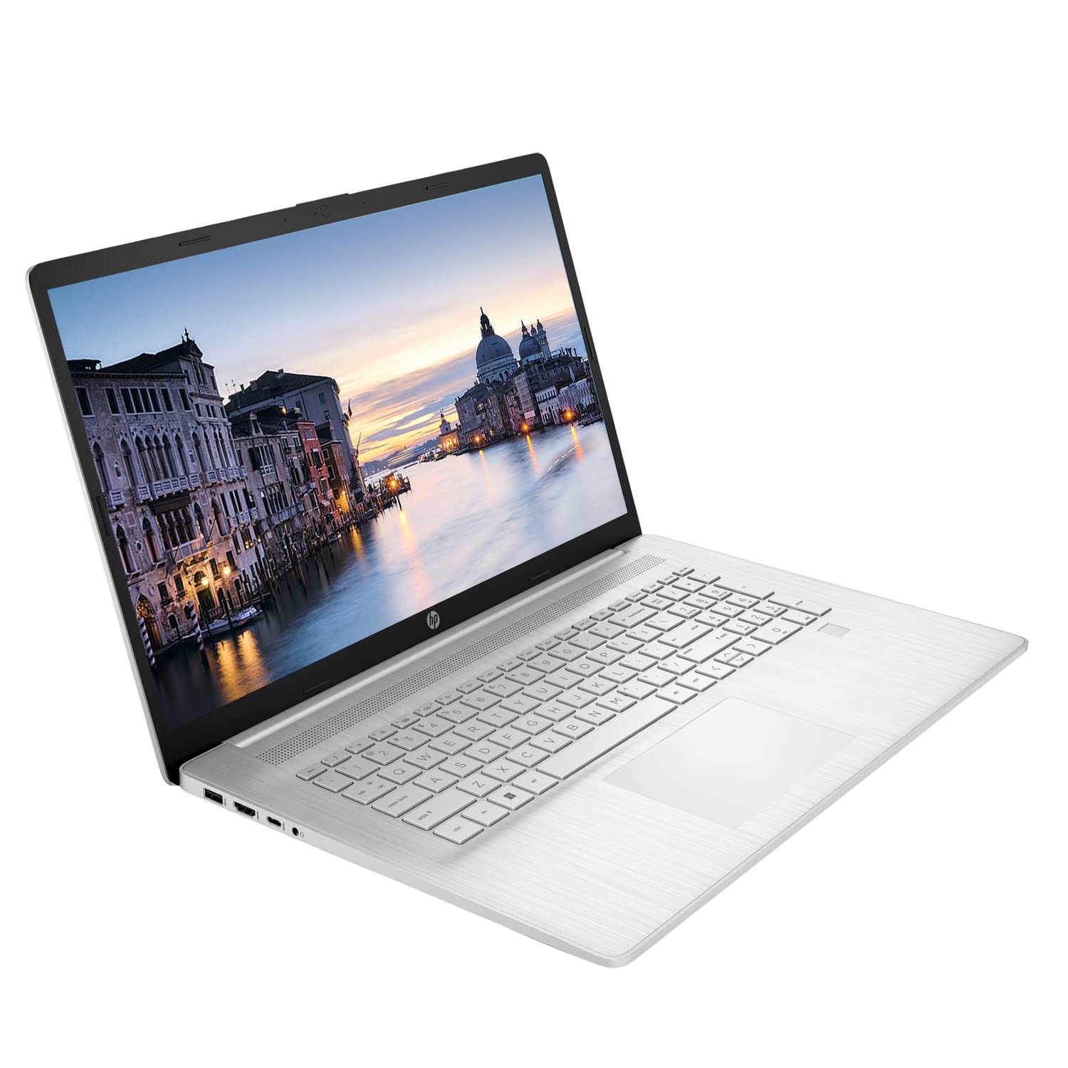HP Newest Laptop, 17.3β HD+ Touchscreen Display, 12th Gen Intel Core i7-1255U Processor, 64GB RAM, 2TB PCIe SSD, Backlit Keyboard, Fingerprint Reader, Wi-Fi, Windows 11 Home, Silver