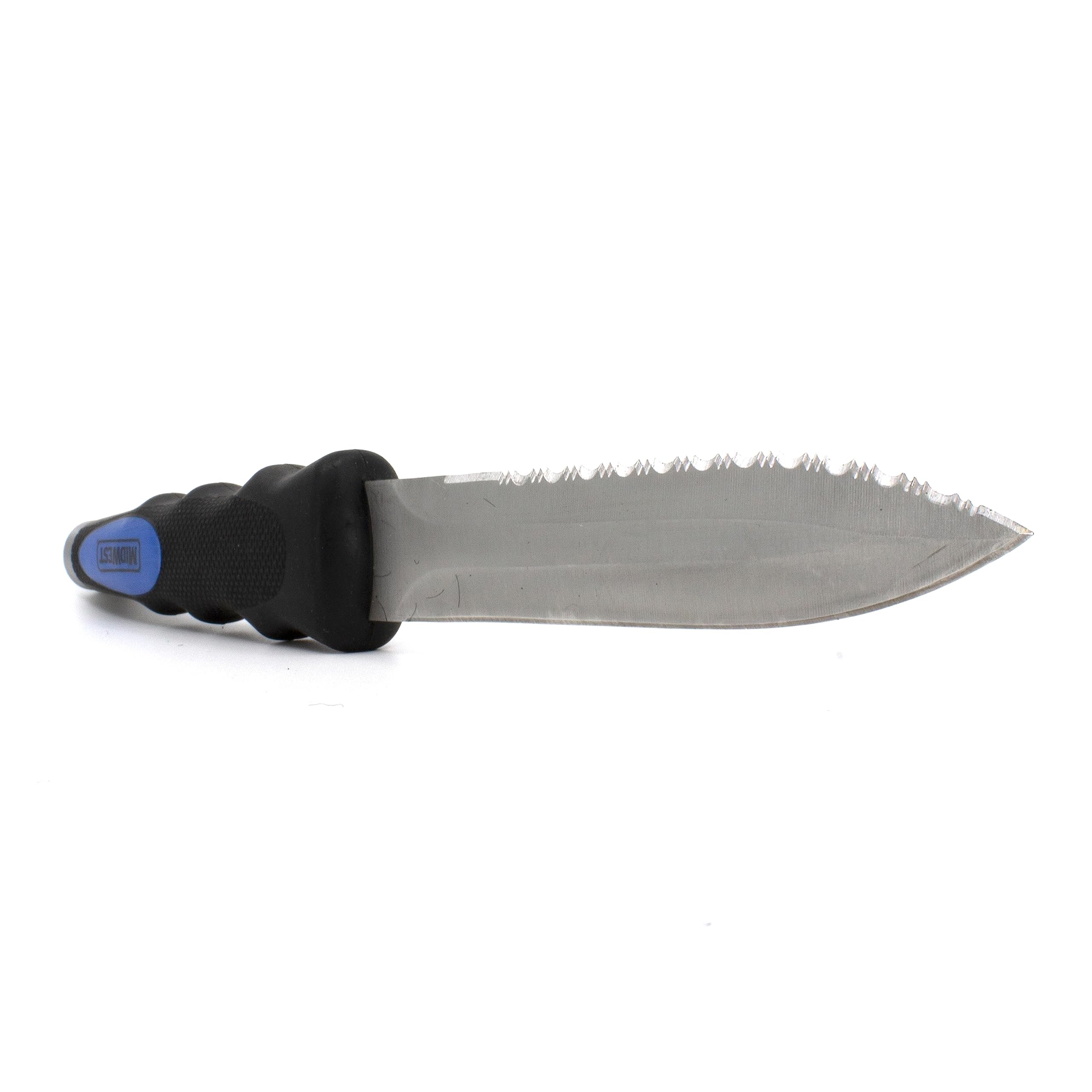 MIDWEST Flex Duct Knife - 5" Blade with Rubberized Handle & Nylon Sheath - MWT-FDK02
