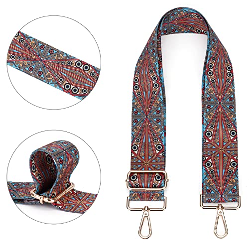 HKCLUF Wide Purse Strap Women Guitar Strap Purse For Women Adjustable Replacement Straps for Handbags Crossbody Shoulder Bucket Bag Replacement Belt