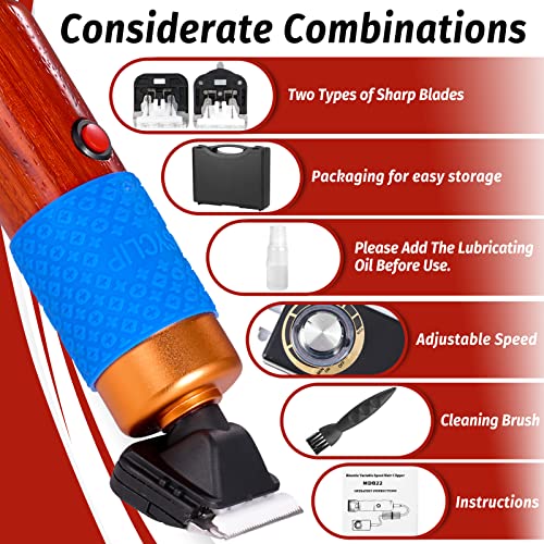 Pllieay Carpet Trimmer Tufting Rug Trimmer, Low Noise Rug Carver, Electric Speed Adjustable Rug Tufting Carver Clippers, with Speed Adjustable Blade for Handmade Rug Clean and Tufted Carpet Rug, 200W