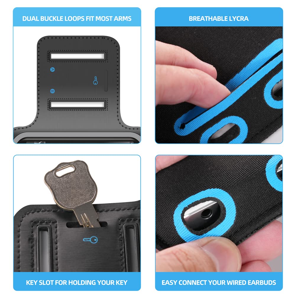 Innioasis Water Resistant MP3 Player Armband Case Running Holder for G1 MP3 Player Adjustable Strap & Key Pocket