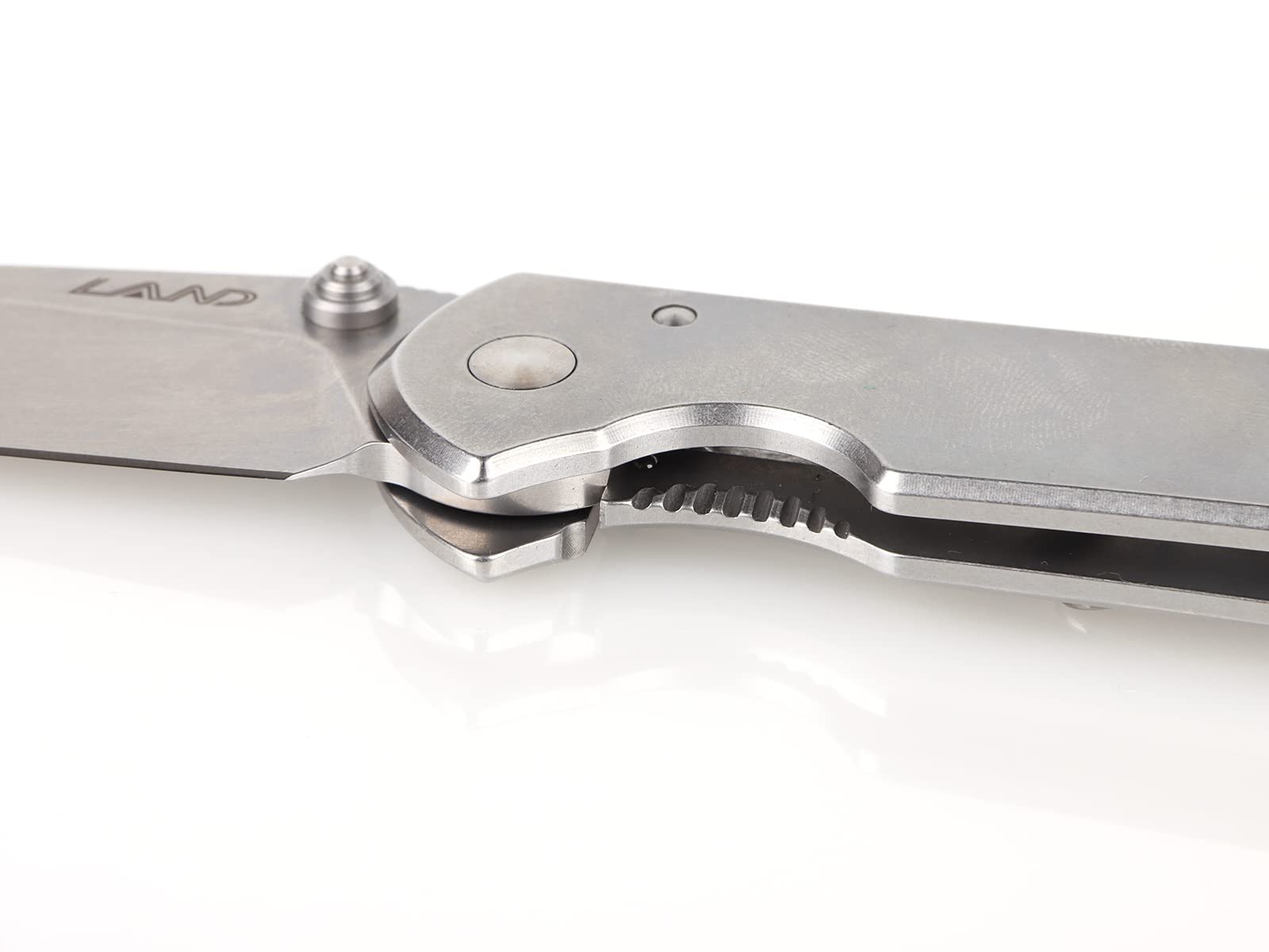 Land Knives Pocket Folding Knife EDC Knife 8Cr14MOV Blade Stone Wash Frame Lock Fishing Knife with Pocket Clip 810