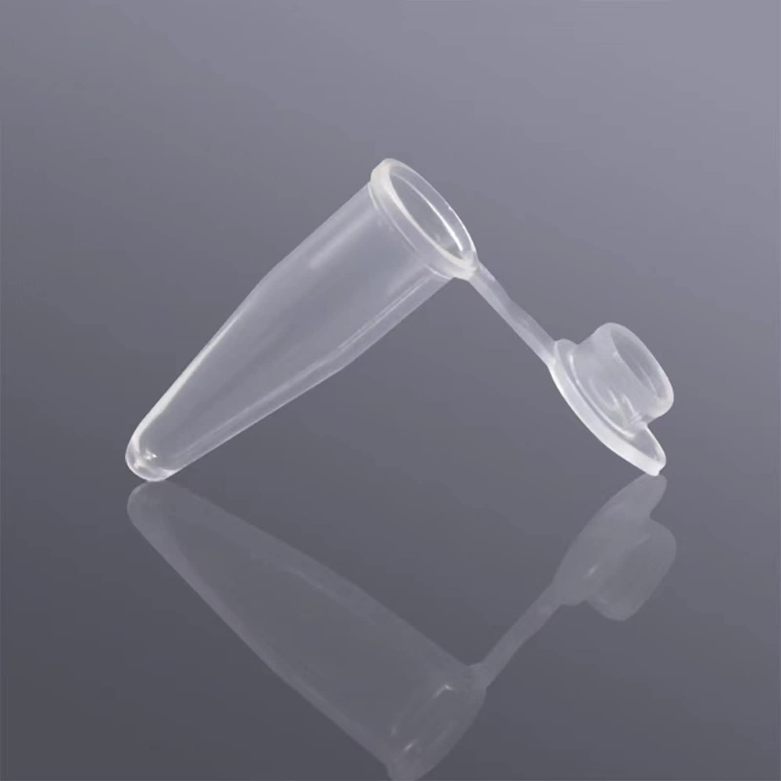 PCR Tubes - 0.2ml PCR Tube with Flat Caps, Ultra Thin Wall, DNase/RNase Free,Pack of 1000