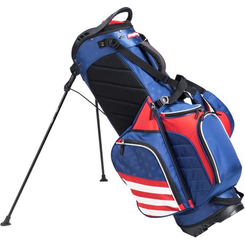HB-14 Hybrid Stand Bag,Blue/Red/White