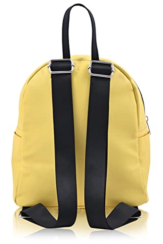 SpongeBob SquarePants Nickelodeon Leather Backpack - Girls, Boys, Teens, Adults - Officially Licensed Spongebob 10 Inch Allover Faux Leather Mini Backpack