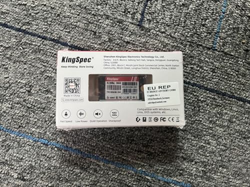 KingSpec 256GB M.2 2242 NVMe SSD - Read Speed up to 3500 MB/s, M.2 PCIe 3.0x4 SSD 3D NAND Flash, Compatible with PC/Desktop/Laptop (2242, 256GB)