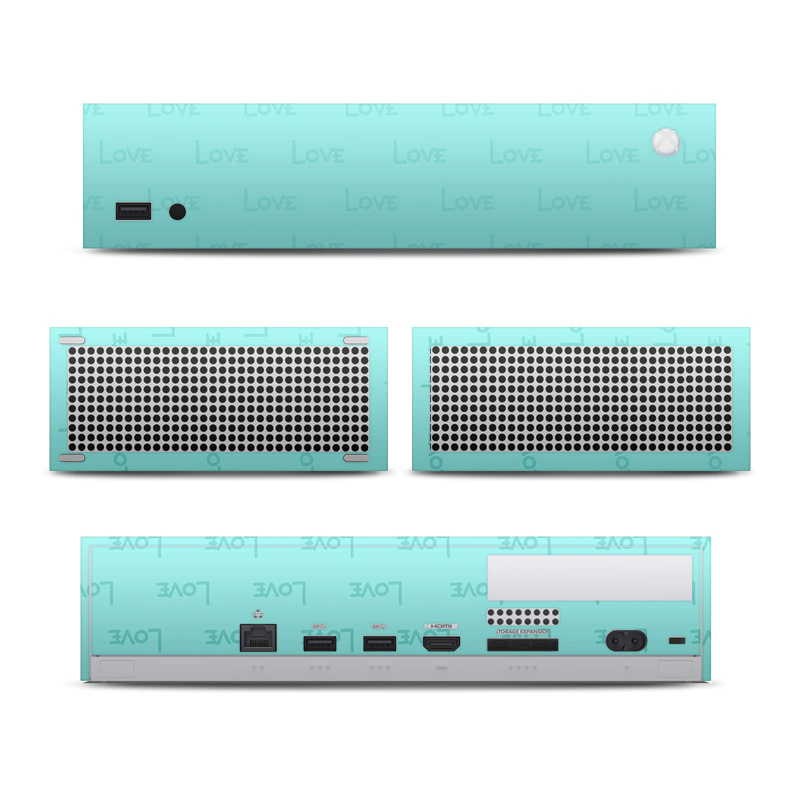 Head Case Designs Officially Licensed Me to You Love Classic Tatty Teddy Vinyl Sticker Gaming Skin Case Cover Compatible with Xbox Series S Console and Controller Bundle