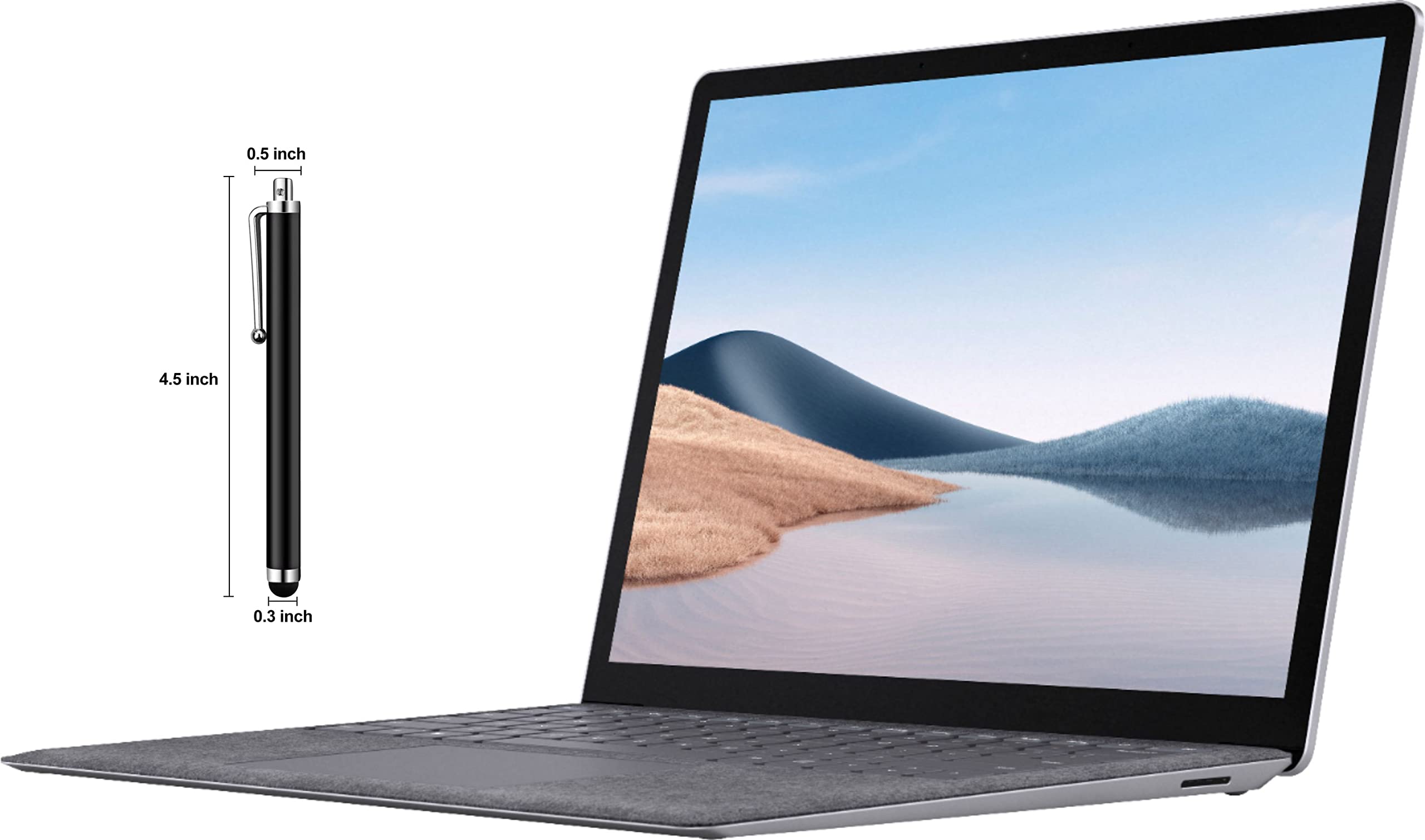 Microsoft Surface Laptop 4 13.5-inch Touchscreen Laptop, AMD 6-Core Ryzen 5 4680U, AMD Radeon Vega 9, 8GB RAM, 128GB SSD, Backlit, with MTC Stylus Pen (Renewed)