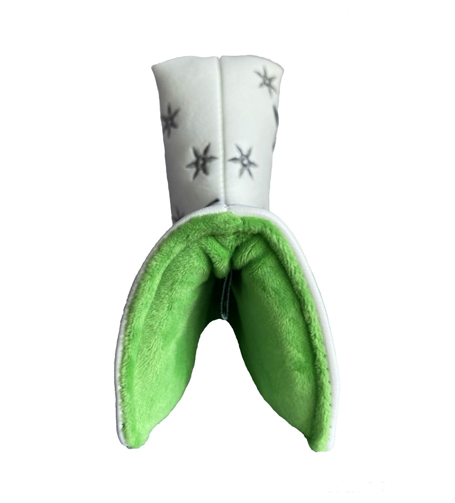 Golf Blade Putter Cover Headcover Magnetic Synthetic Leather Club Protector for Scotty Cameron Odyssey Blade Taylormade (Ninja Green)
