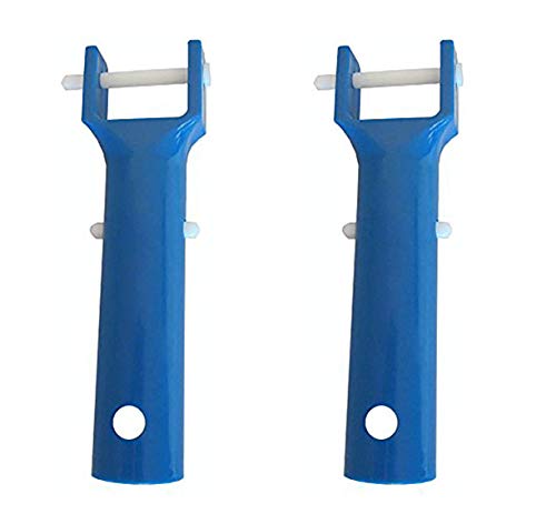 Pool Vacuum Head Handle Replacement Kit with V-Clip & Pin for Pool Spa Vacuum Head & Jet Vacuum (2 Pack)