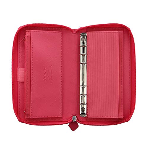 Filofax Saffiano Personal Compact Zip Organizer Peony